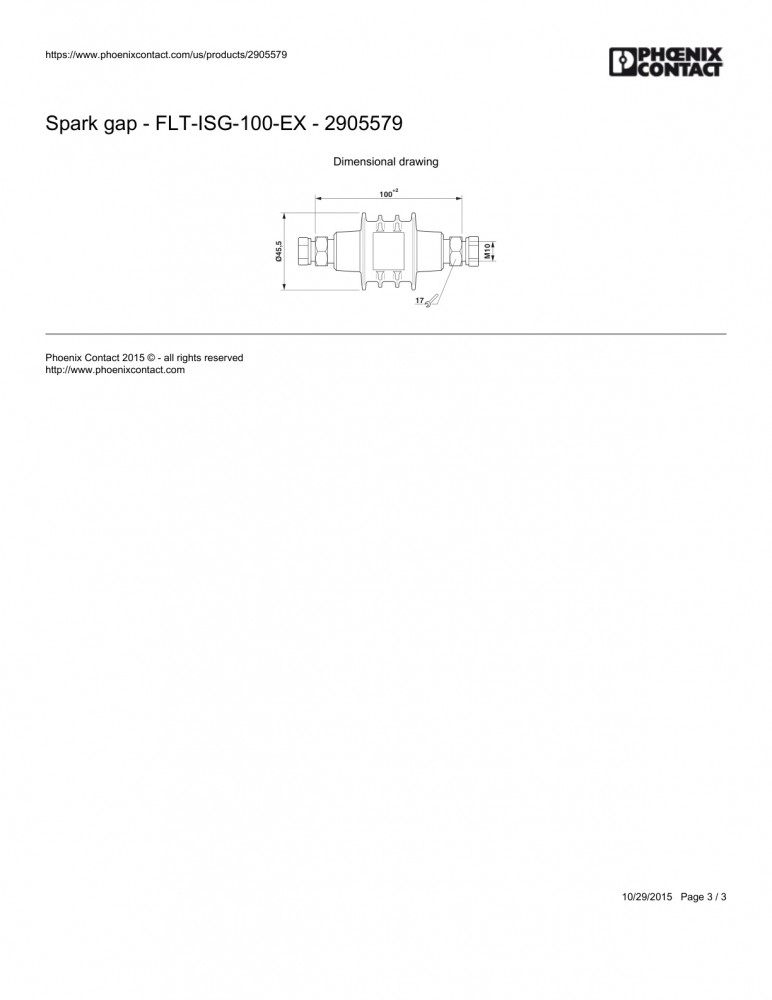 Phoenix Contact FLT-ISG-100-EX technical document page 3