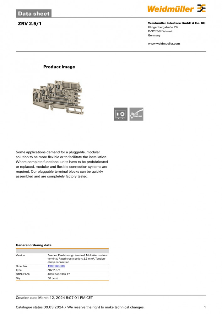 1906960000 technical document preview, page 1