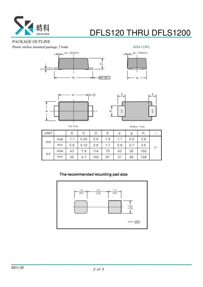DFLS1100 datasheet page 3