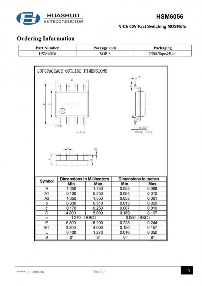 HSM6056 datasheet page 5