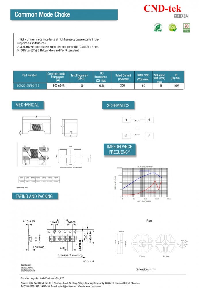 SCM2012NF801T S technical document page 1