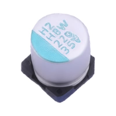 Lelon HBV221M1VTR-1010 Aluminum-Polymer Capacitor