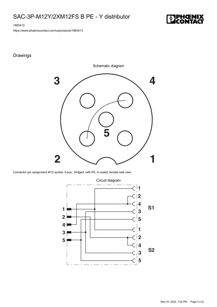 Phoenix Contact 1683413 product documentation page 4