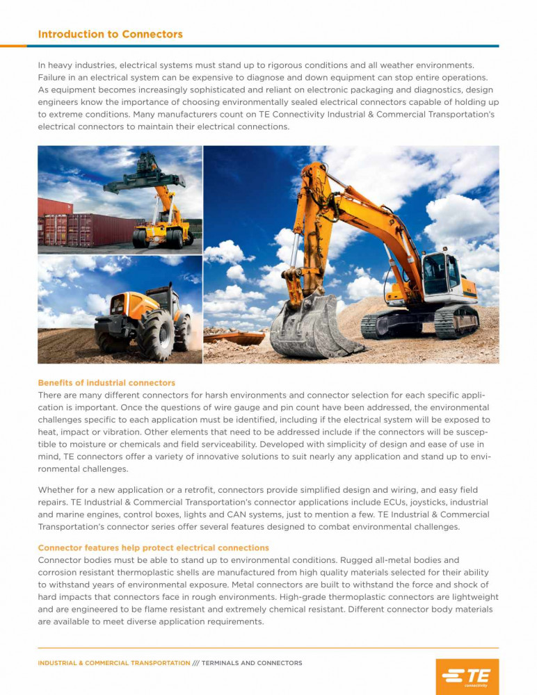 TE Connectivity technical document page 6