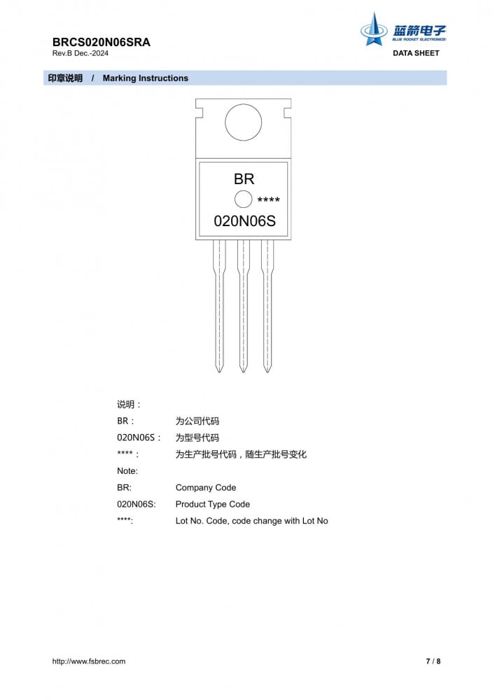 BRCS020N06SRA datasheet page 7