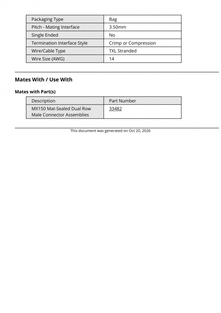 Technical document image 3 for MOLEX 2162851061