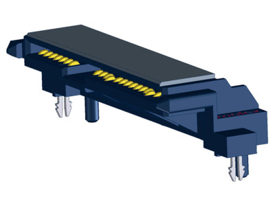 1.27mm Signal Pitch, 0.80mm Signal Pitch, 1.27mm Power Pitch SAS-3 Receptacle, Right-Angle, Surface Mount, with Forklock, 7.07mm Height, 3.50mm Peg Length, 2.36mm PCB Thickness, 29 Circuits, Embossed Tape and Reel, Lead-Free for sale