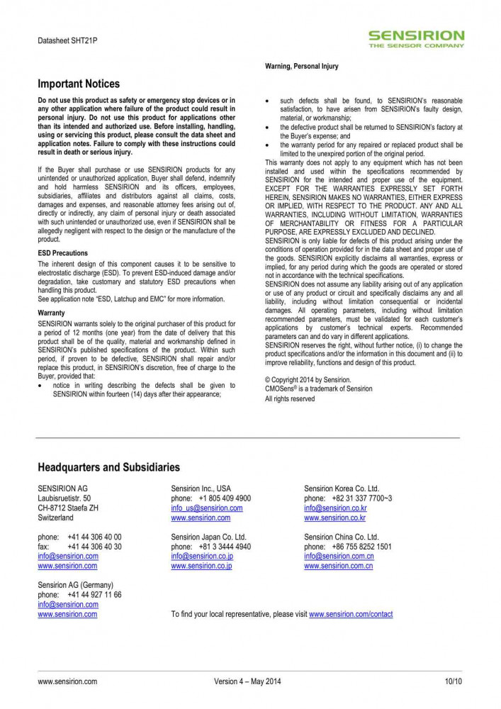 Technical document page 10