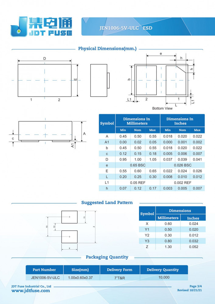 JEN1006-5V-ULC datasheet page 4