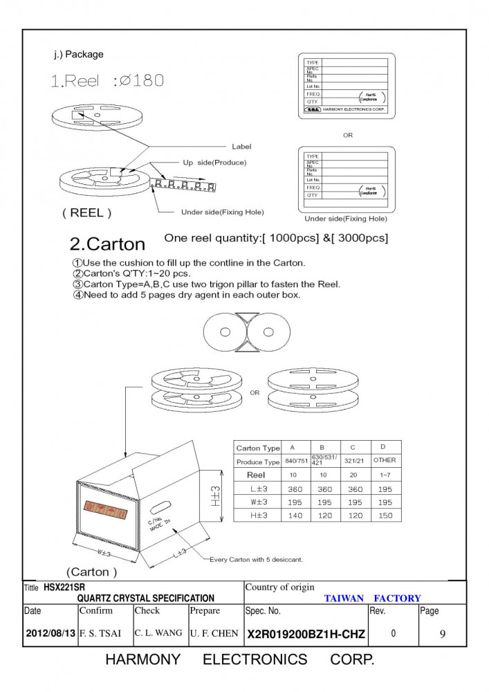 HELE X2R019200BZ1H-CHZ specification page 9