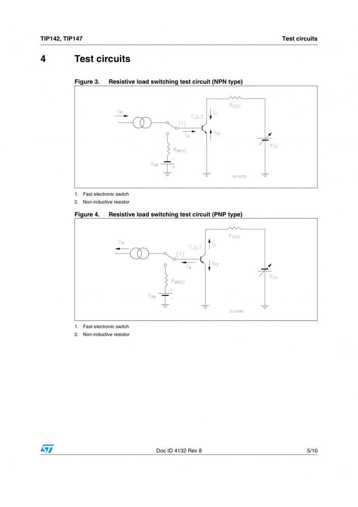 TIP142 datasheet page 5