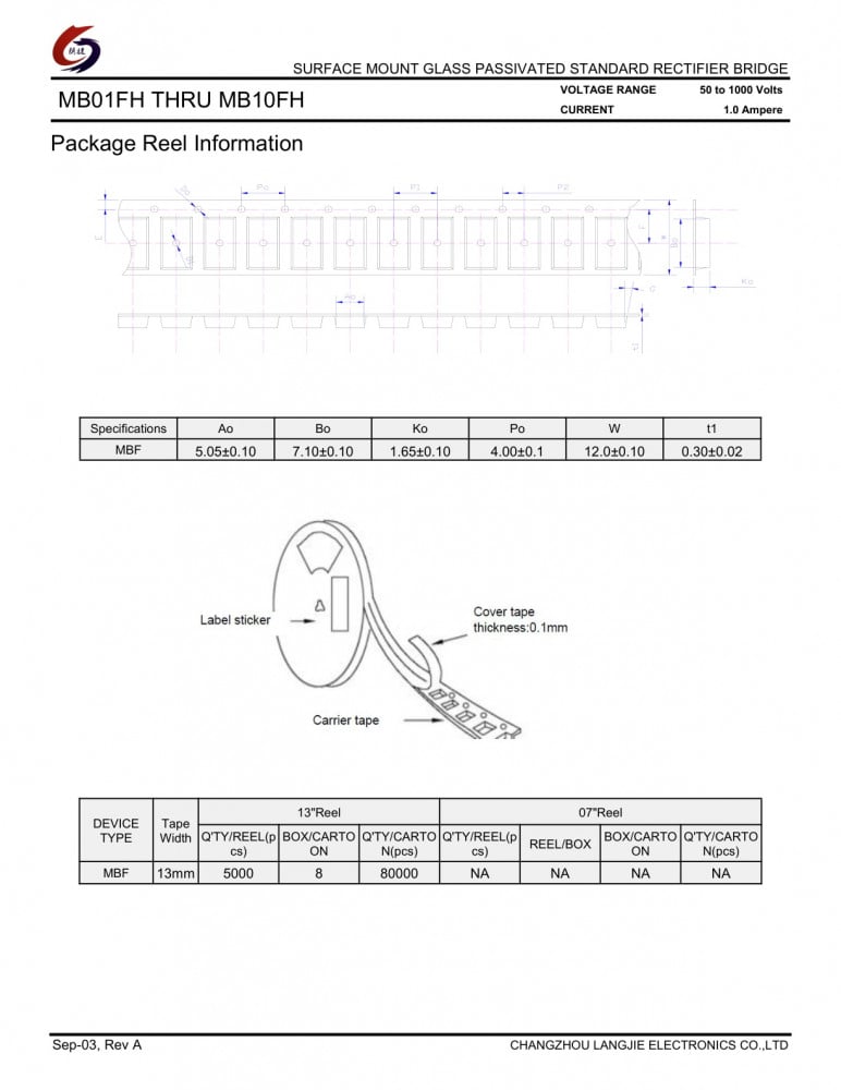 MB10FH datasheet page 3