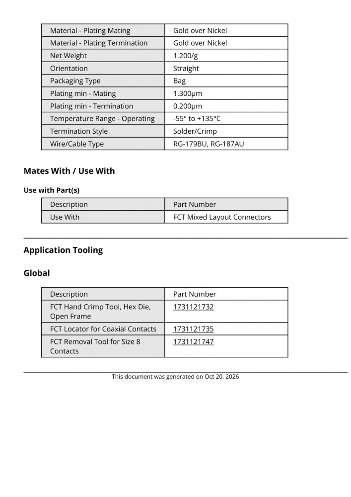 MOLEX 1731120054 document preview, page 3