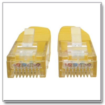 EATON N200-002-YW Modular Ethernet Cable (RJ45/RJ11) for sale