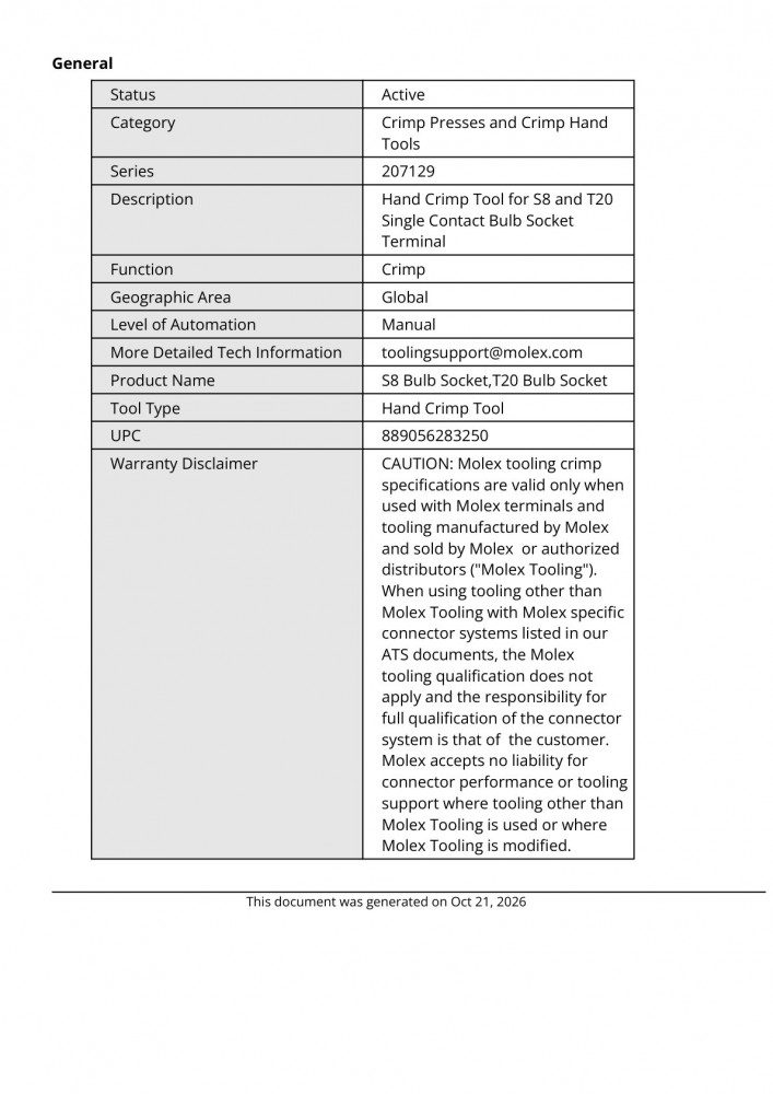 MOLEX 638278800 technical document image 2