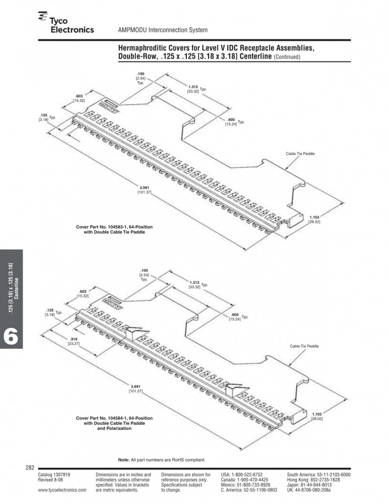 TE Connectivity technical document page 4