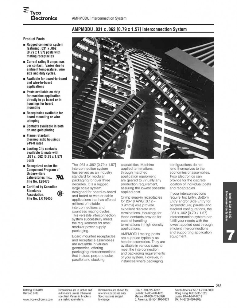 TE Connectivity technical document page 5