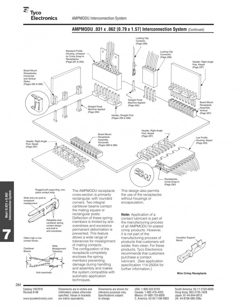 TE Connectivity technical document page 6