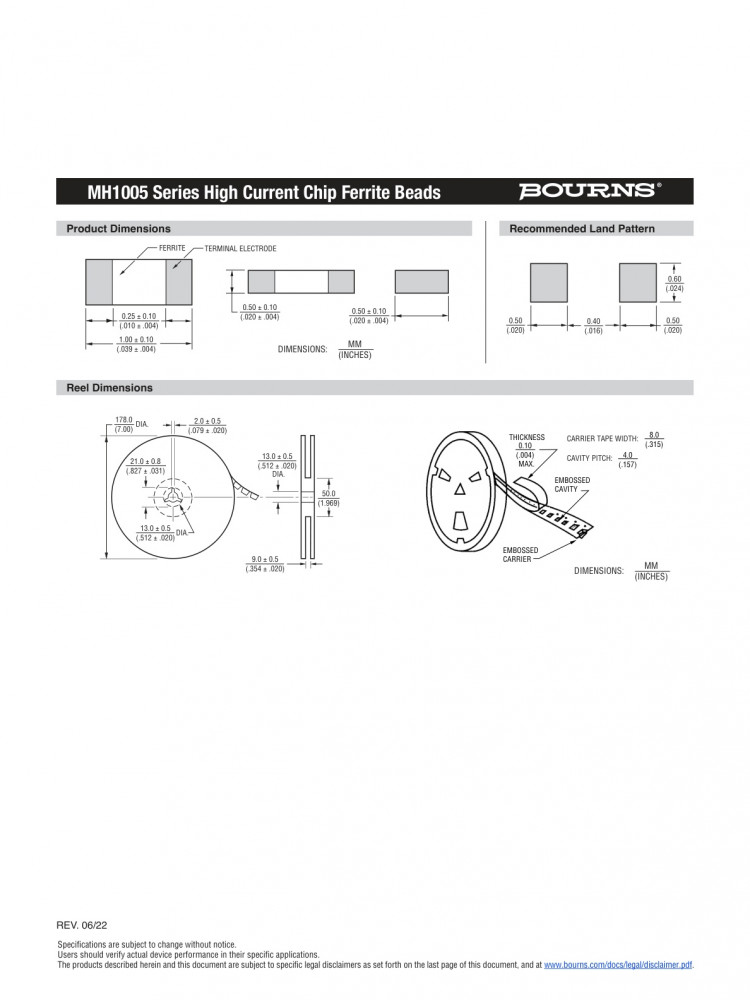 MH1005-800Y datasheet page 3