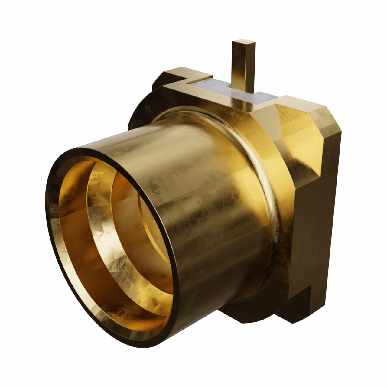 SMP Plug, Straight, Limited Detent, PCB, Surface Mount, One Piece Per Bag, 50 Ohms for sale