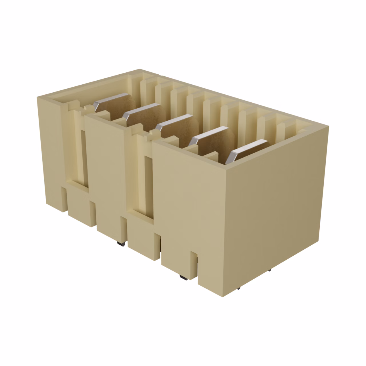 Appli-Mate RAST 5 Header, Vertical, 5 Circuits, Tin (Sn) Plating, All Position & Code Keys, Latches Between Circuits 1 & 2 and 3 & 4, PCB Polarization A, Glow-Wire Capable for sale