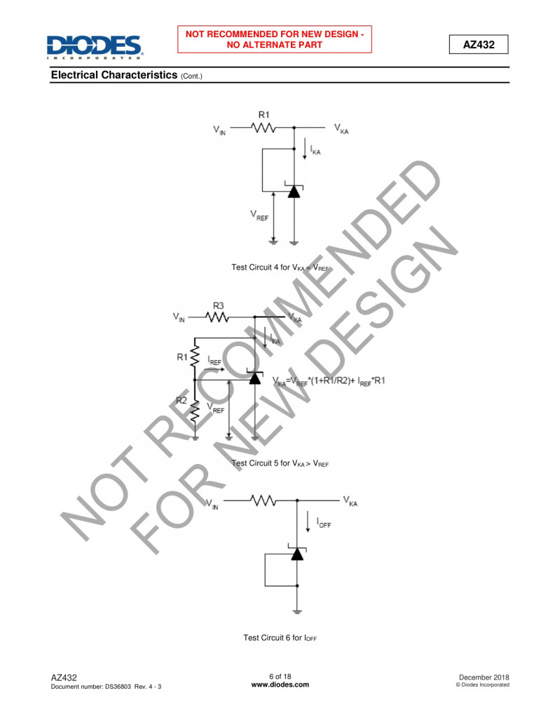 AZ432 datasheet page 6