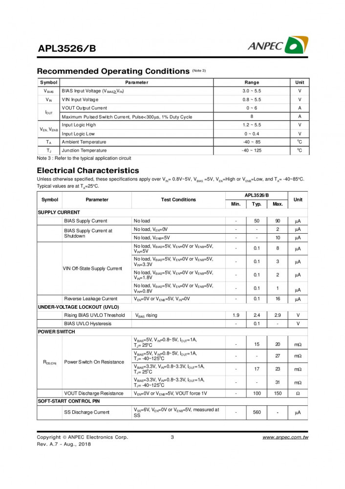 APL3526QBI-TRG datasheet page 3