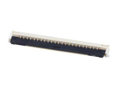 Easy-On FFC/FPC Connector, 1.00mm Pitch, 1.90mm Height, Single Bottom Contact (FS19), Right-Angle, Surface Mount, ZIF, 9 Circuits, Tin-Bismuth Plating