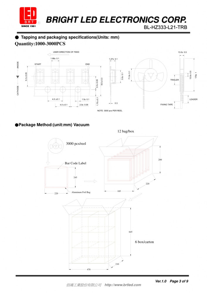 BL-HZ333-L21-TRB datasheet page 4
