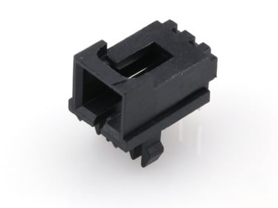 2.54mm Pitch SL Header, Single Row, Right Angle, 3.05mm Pocket, Shrouded, with Beveled Plastic Peg, 2 Circuits, Tin (Sn) Plating for sale