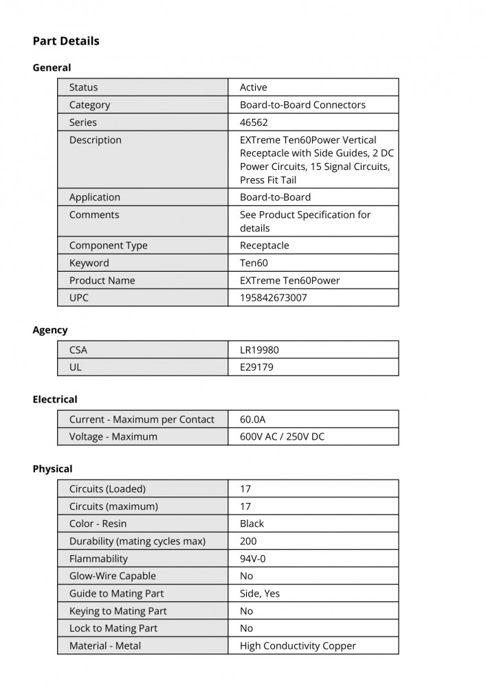 MOLEX 465629312 technical document image, page 2