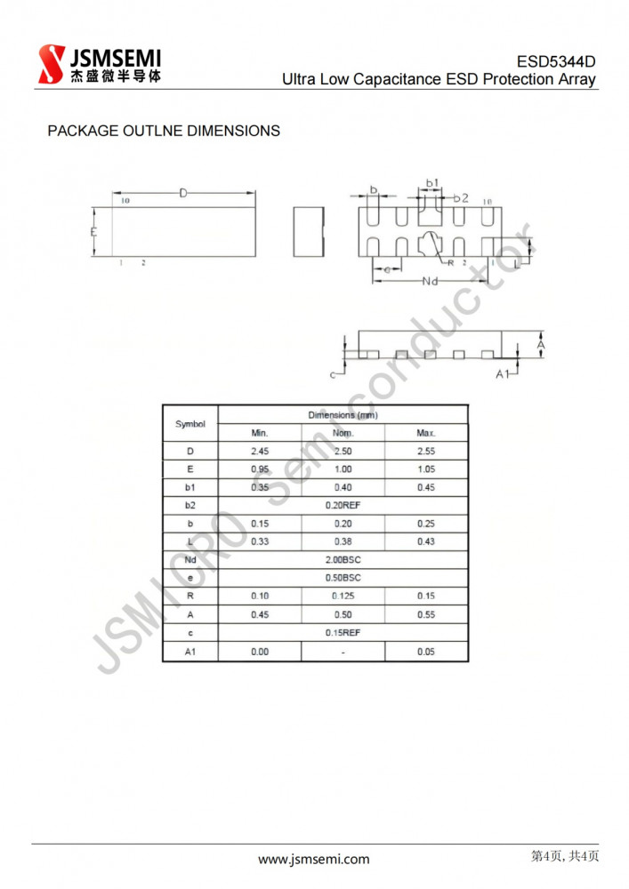 ESD5344D datasheet page 4
