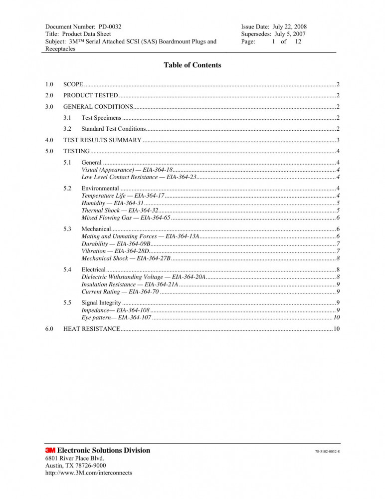 3M SBH-ST-29-SM-ML technical document page 2