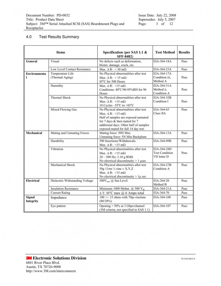 3M SBH-ST-29-SM-ML technical document page 4