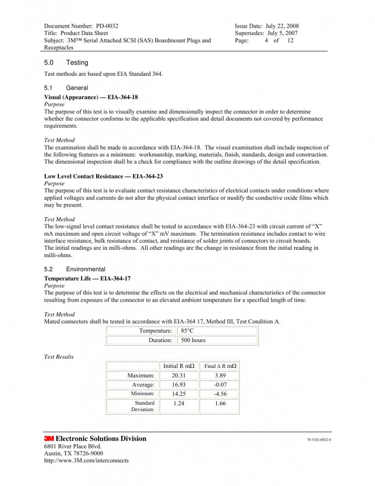 3M SBH-ST-29-SM-ML technical document page 5