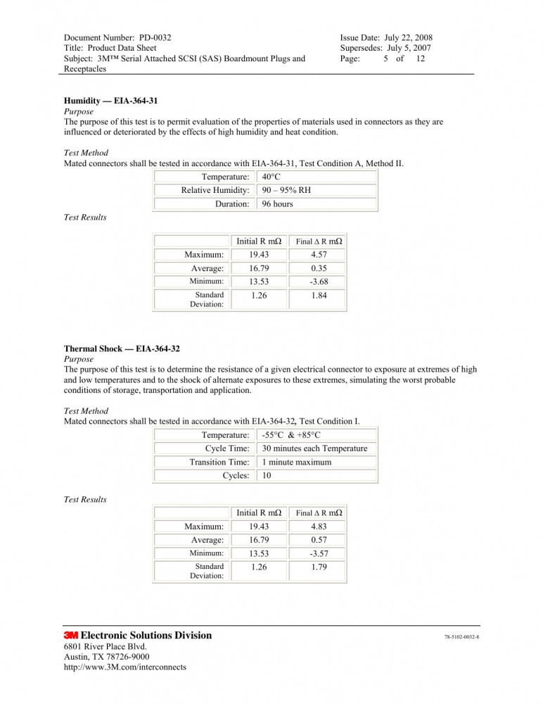 3M SBH-ST-29-SM-ML technical document page 6