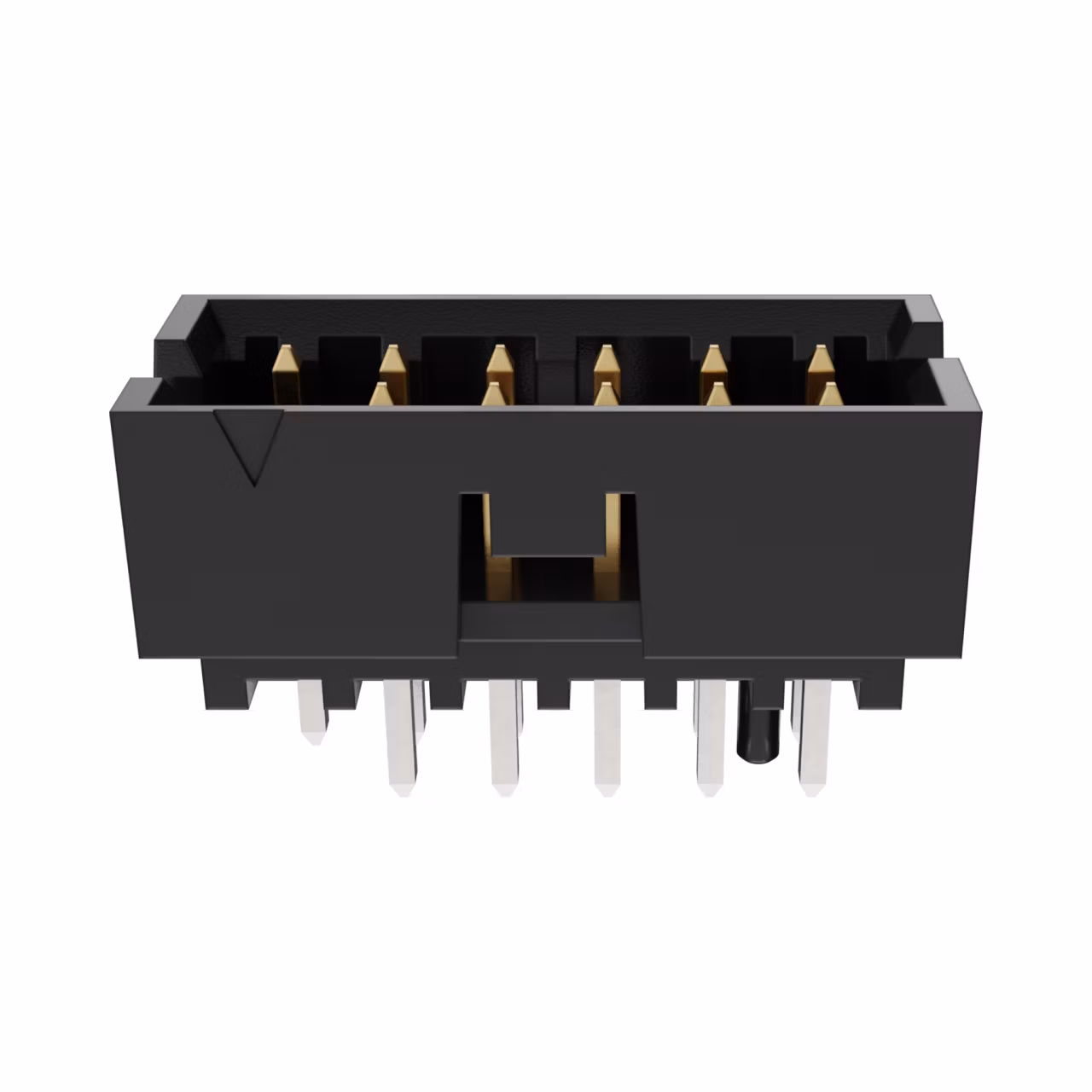 2.00mm Pitch, Milli-Grid PCB Header, Dual Row, Vertical, Through Hole, Shrouded, 12 Circuits, Circuit 1 Voided, 0.38µm Gold (Au) Plating, 2.50mm Tail Length, Dual Side Slots, Center Polarization, with Peg, Tube for sale