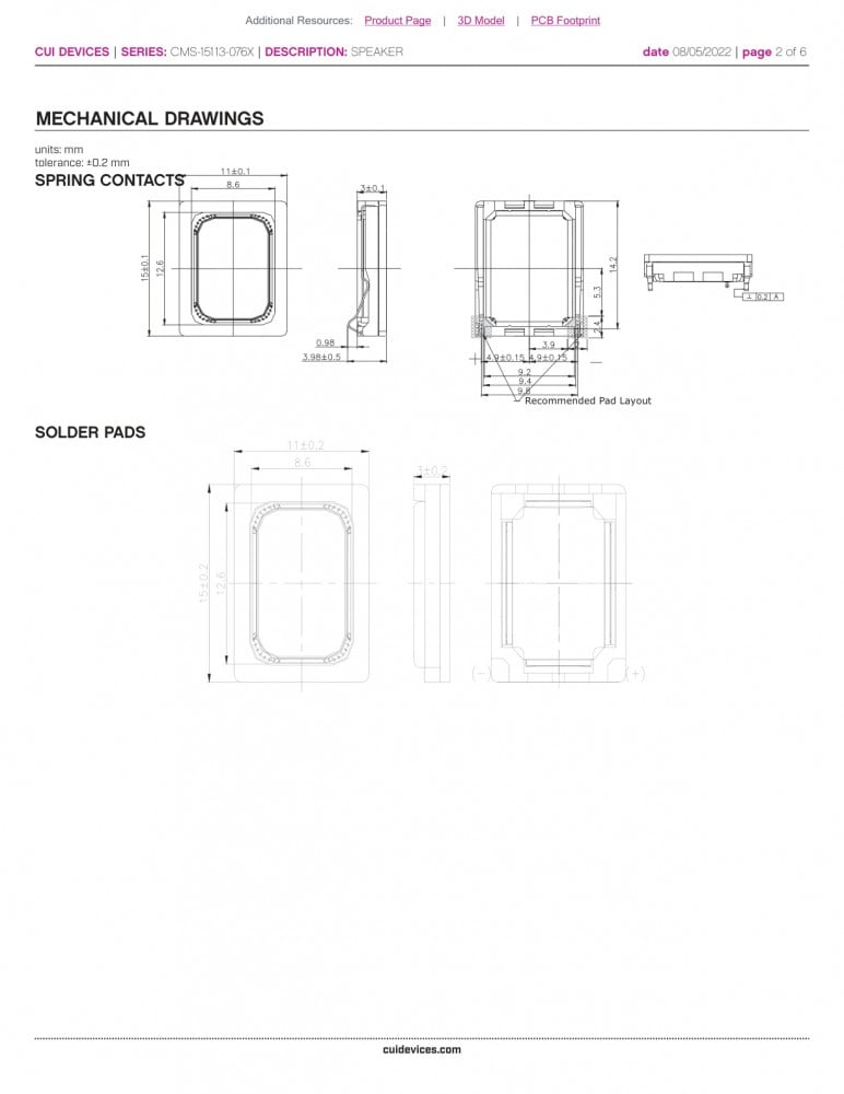 CMS-151135-076SP datasheet page 2