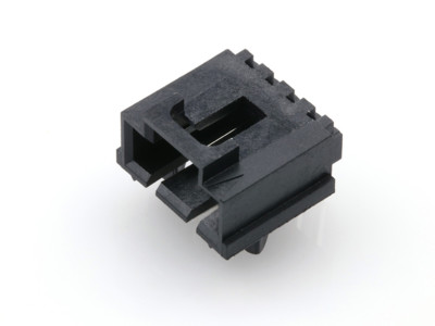 2.54mm Pitch SL Header, Single Row, Right Angle, 3.05mm Pocket, Shrouded, with Press-fit Plastic Peg, 7 Circuits, Tin (Sn) Plating