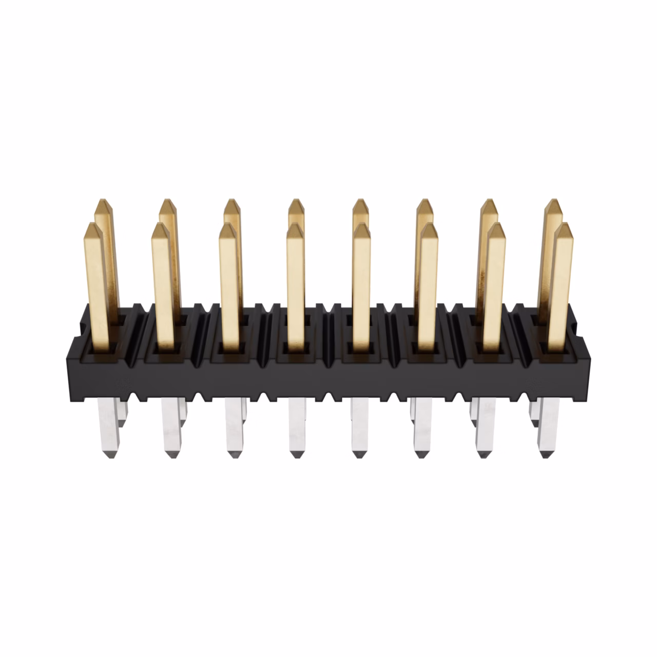 2.00mm Pitch Milli-Grid Header, Vertical, Through Hole, 16 Circuits, 0.05µm Gold (Au) Plating, Mating Pin Length 4.00mm, Tail Length 2.60mm, Tray, Lead-Free for sale