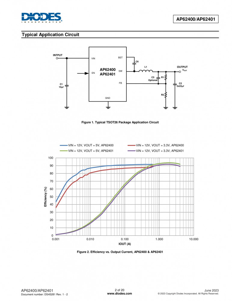 AP62401WU-7 datasheet page 2