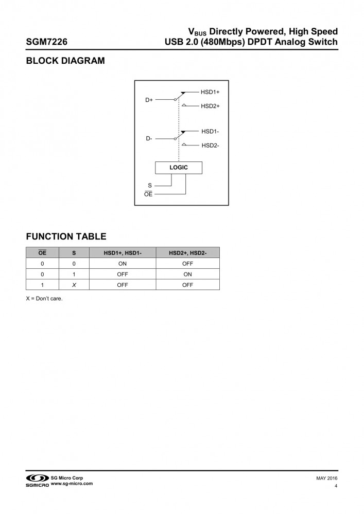 SGM7226 datasheet page 4