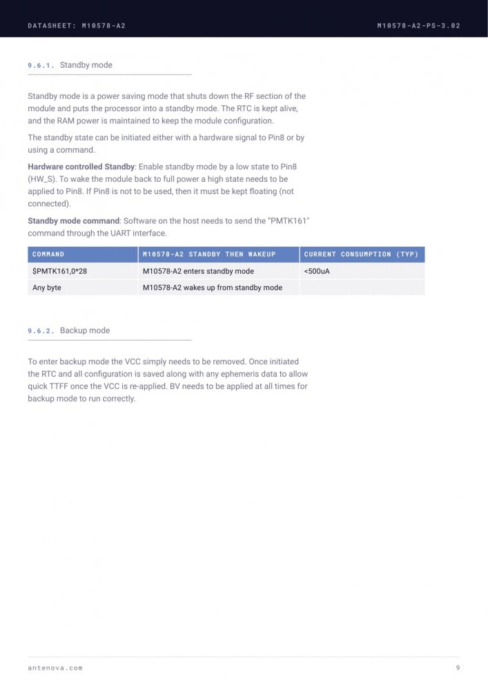 M10578-A2 datasheet page 10