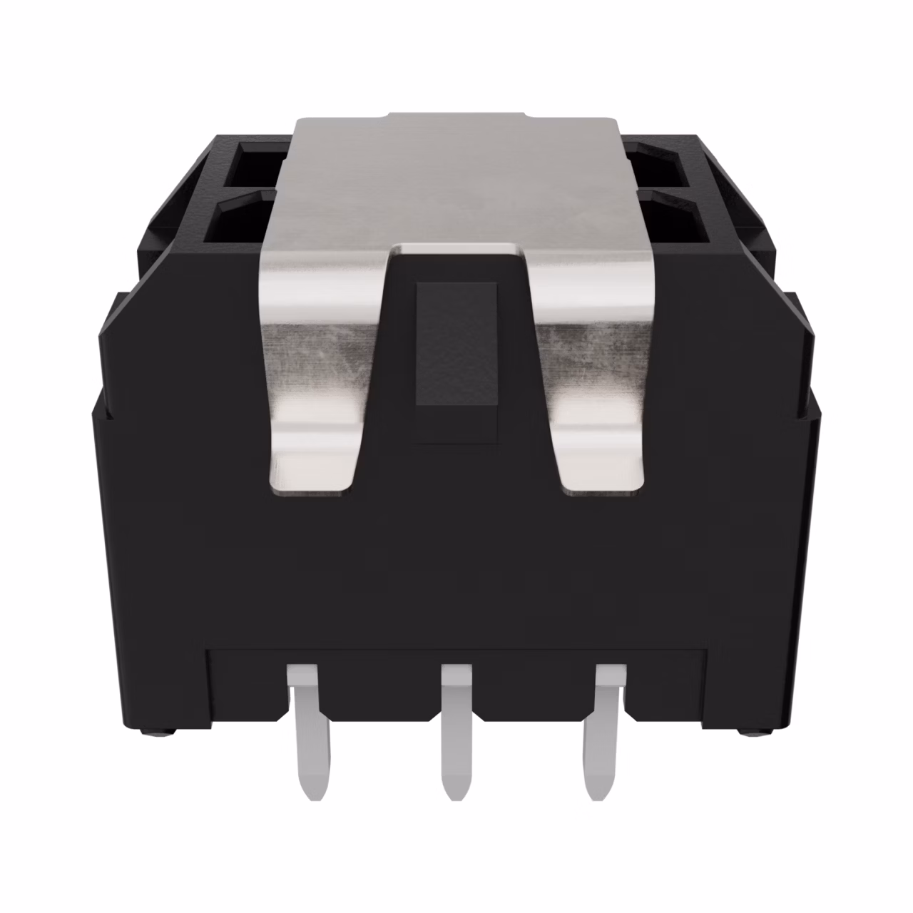 Micro-Fit 3.0 Vertical Header, 3.00mm Pitch, Dual Row, 6 Circuits, Straight Tail, with PCB Polarizing Peg, 2.54µm Matte Tin Plating, Glow-Wire Capable, Black, Tape and Reel, with Pick and Place Cap for sale