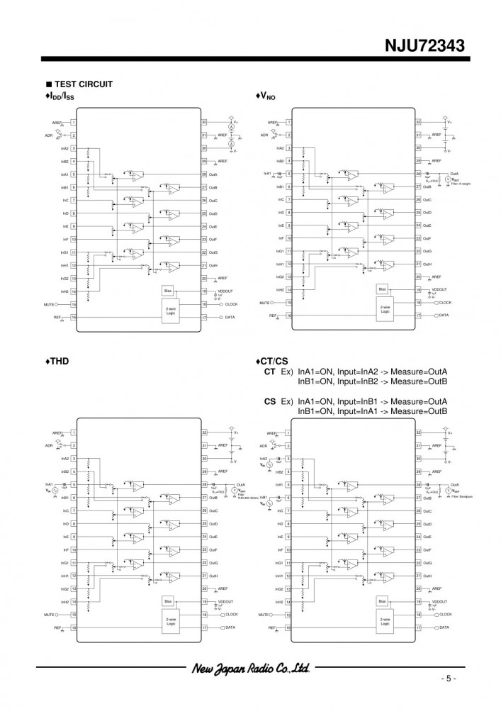 NJU72343 datasheet page 5