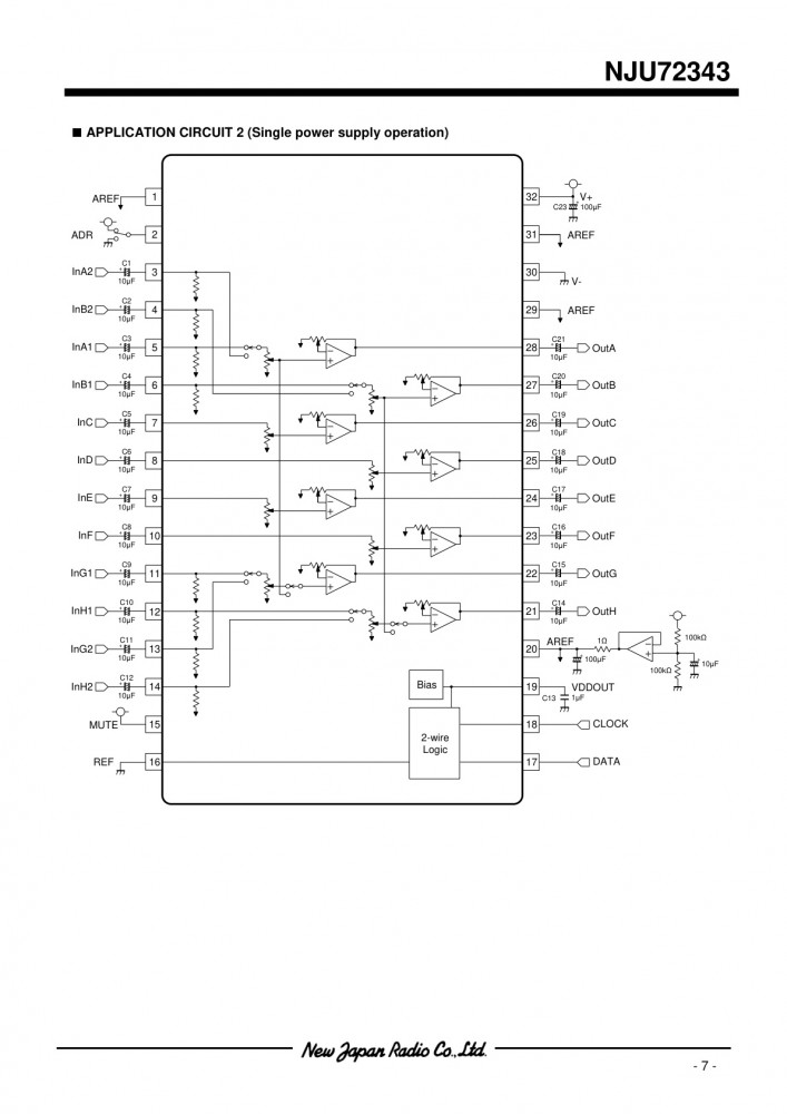 NJU72343 datasheet page 7
