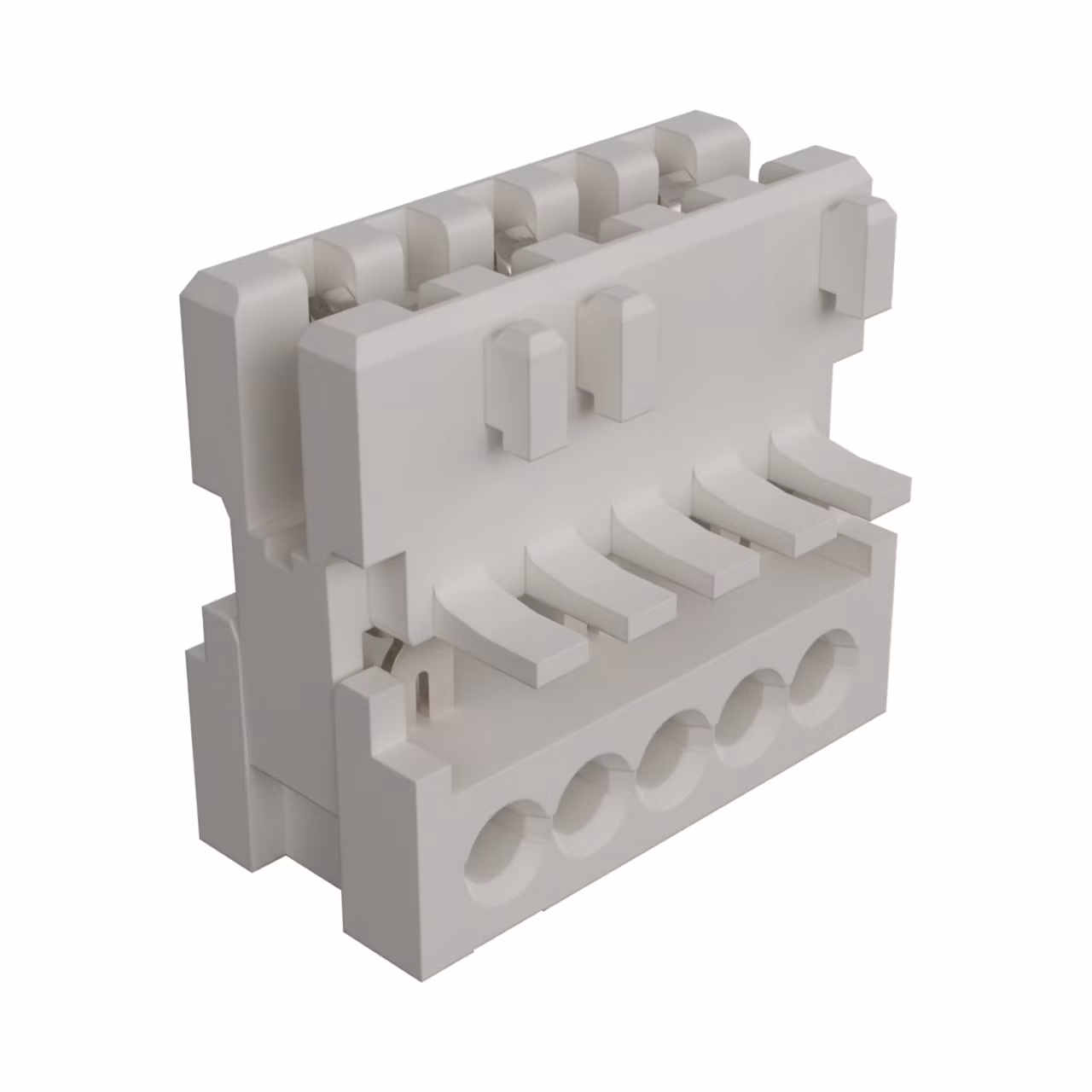 Appli-Mate RAST 2.5 Female Connector, 5.00mm Pitch, 3 Circuits, Position A, D and E Removed, Open Endwalls for sale