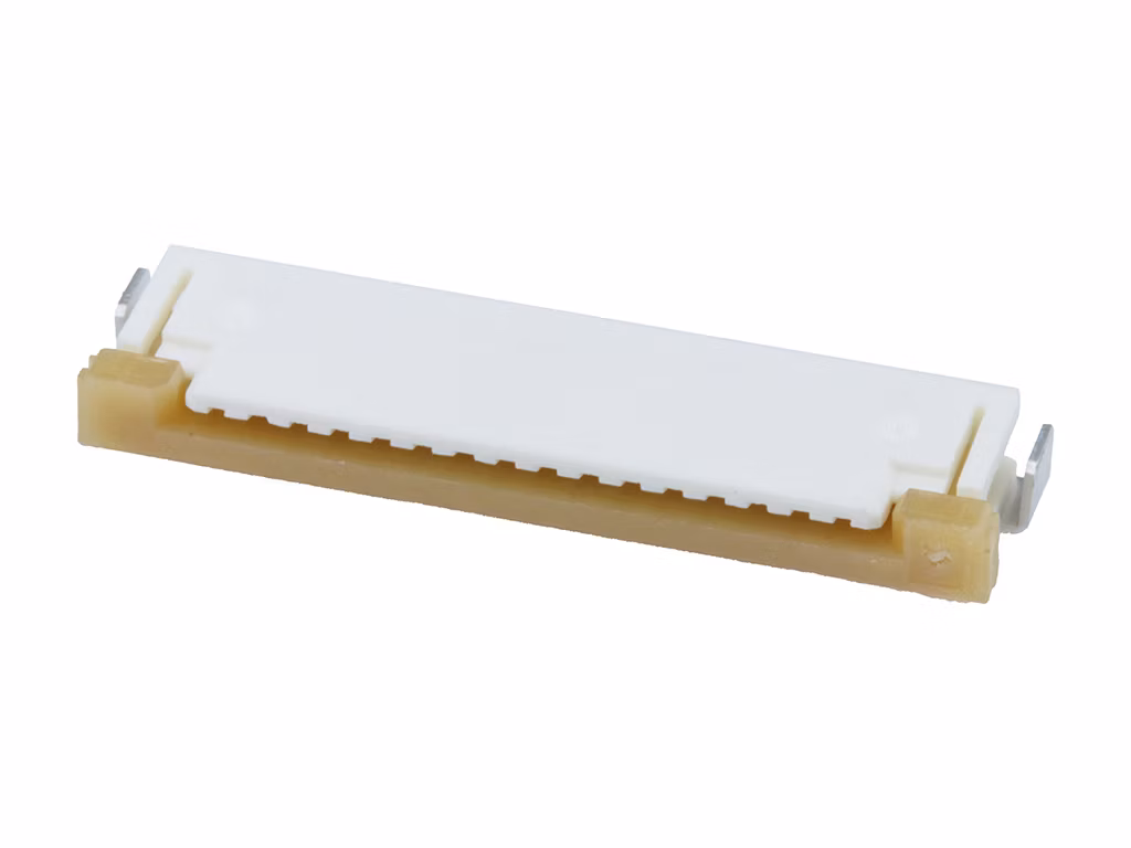 Easy-On FFC/FPC Connector, 1.00mm Pitch, Slider Series, Right-Angle, Top  Contact, 2.70mm Height, 28 Circuits, Tin-Bismuth Plating