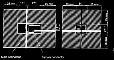 TE Connectivity 188835-1 Hard Metric Standard Connector