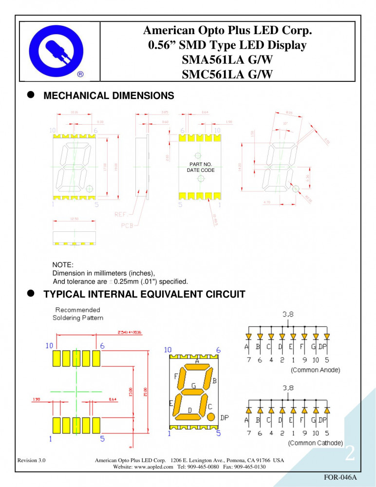 SMC561LA datasheet page 2